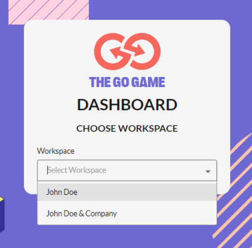How to switch between different Organizations/Departments on the Event Manager Dashboard
